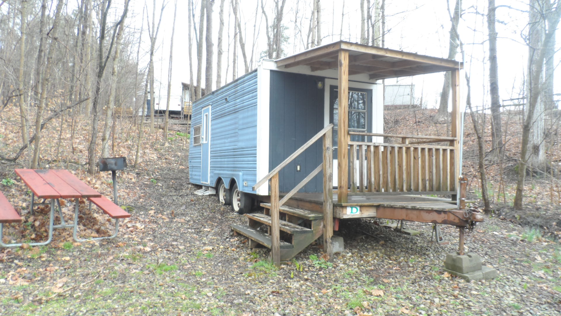 Roamer Rental Trailer at Freedom Valley Campground